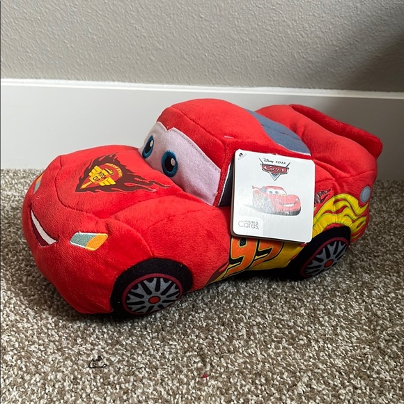 Disney | Toys | Cars Lightning Mcqueen Plush Toy | Poshmark